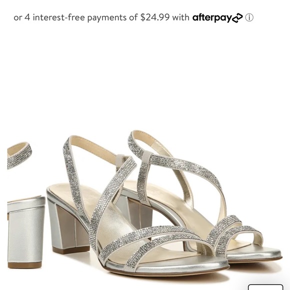 Naturalizer | Shoes | Naturalizer Silver Sandals Worn Once | Poshmark